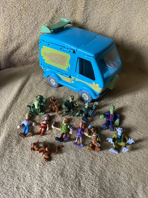 SCOOBY DOO MYSTERY Machine Van Toy With Figures Monster Shaggy Velma ...