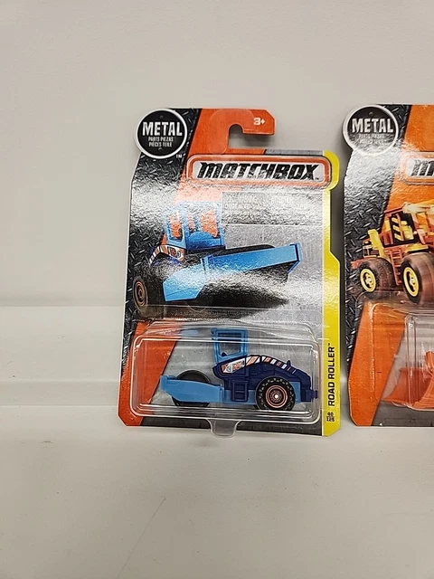 MATCHBOX CONSTRUCTION RESCUE Road Roller Quarry King Rain Maker Diecast ...