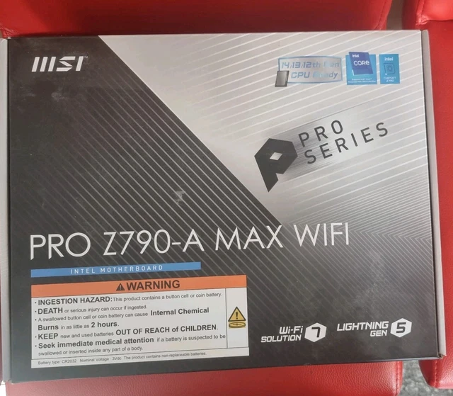 MSI PRO Z790-A MAX WiFi LGA 1700 ATX Intel Motherboard £178.45 - PicClick UK