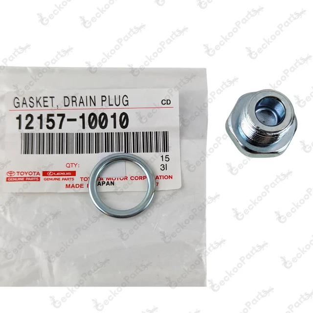 TOYOTA GENUINE REAR Axle Fill Plug & Gasket 05-22 Tacoma 07-22 Tundra ...