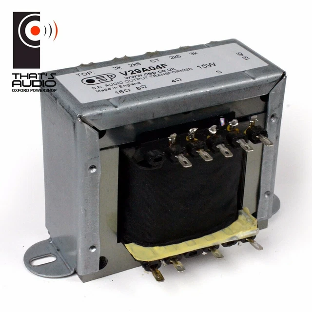 GUITAR AMPLIFIER OUTPUT transformer: 15W Single Ended (EL34 EL84/EL84 ...