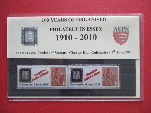 100 YEARS OF Philately in Essex Presentation Pack Elizabeth II Great ...