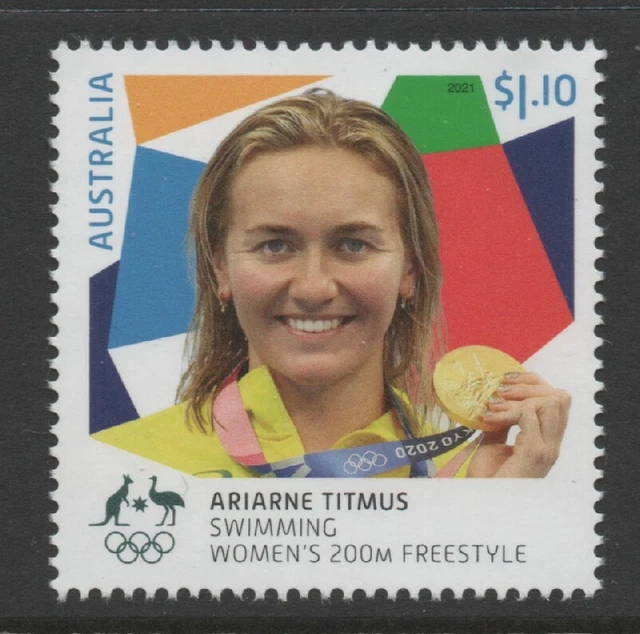 Australia 2021 110 Olympic Gold Medal Ariarne Titmus 200m Mint