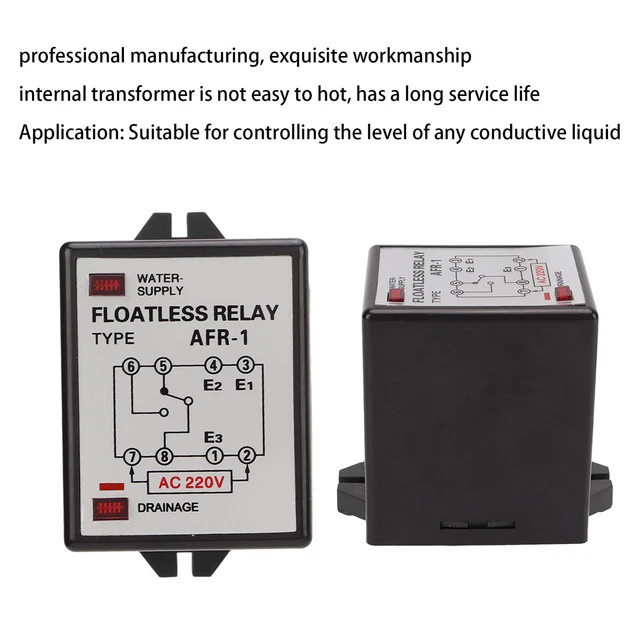 Floatless Level Switch Liquid Level Control Relay Automatic Water Level Con £12 74 Picclick Uk