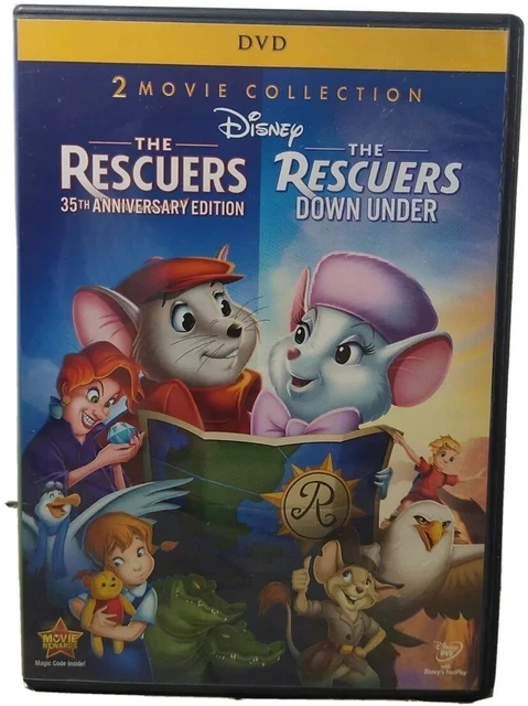 THE RESCUERS 35TH Anniversary Edition & The Rescuers Down Under DVD ...