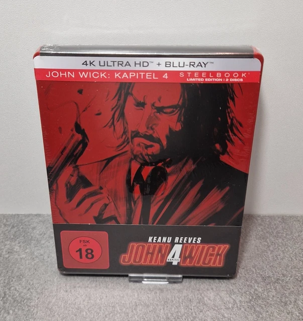 JOHN WICK - KAPITEL 4 - Steelbook Blu-ray - 4K UHD - NEU & OVP EUR 33,50 - PicClick FR
