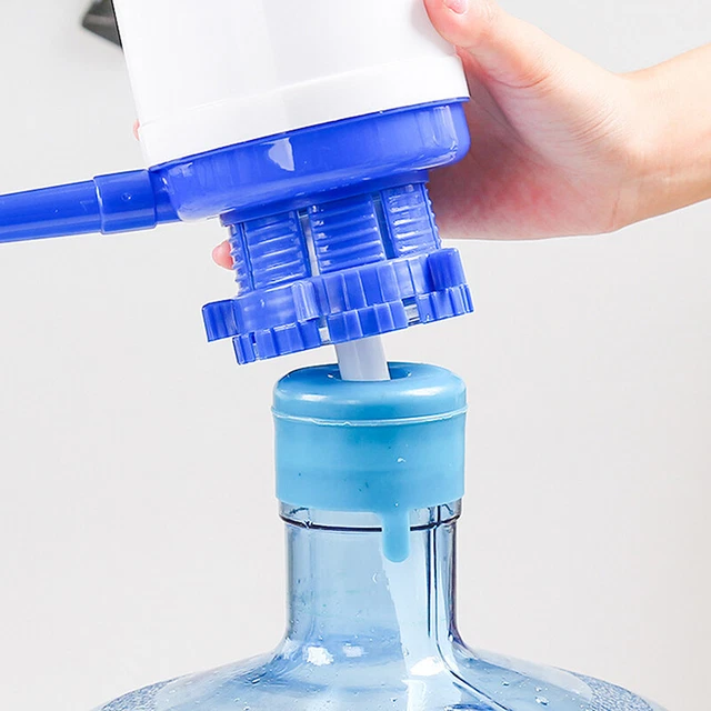 PORTABLE BOTTLED DRINKING Water Hand Press Removable Tube Manual Pump ...