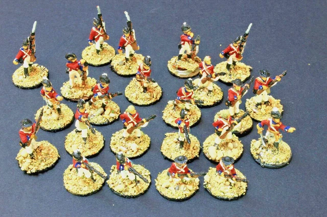 1/72 SCALE STRELETS : BRITISH LIGHT INFANTRY EGYPT Napoleonic painted ...