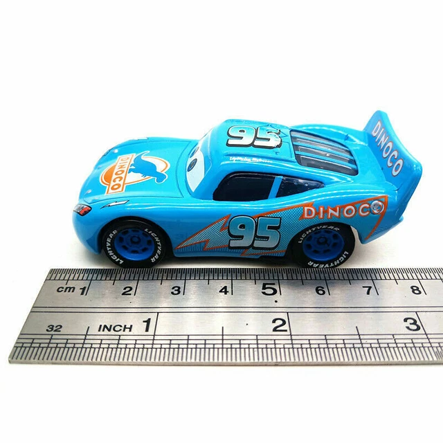 DISNEY PIXAR CARS Lot Dinoco Lightning McQueen 1:55 Diecast Model Toys ...