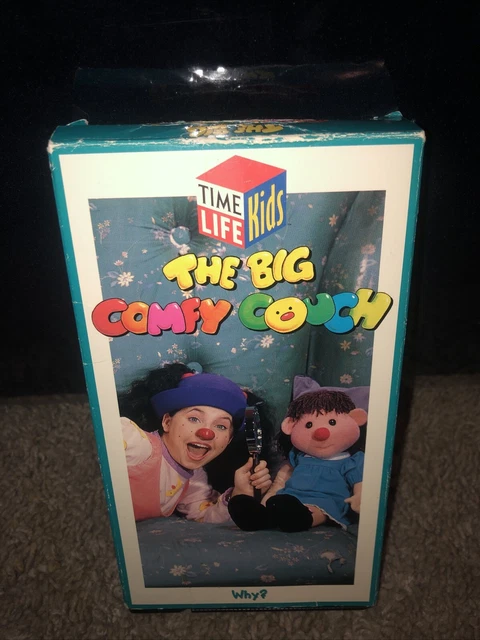 THE BIG COMFY Couch Why? VHS Time Life PBS Kids TV Show 1996 Video ...