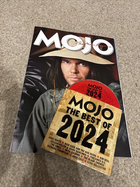 MOJO SUBSCRIBERS EDITION January 2025 Neil Young & CD Mojo The Best Of ...