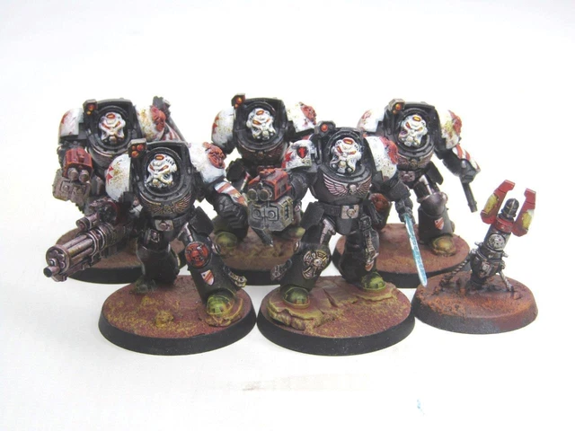 (DD20) TERMINATORS SQUAD Space Marines Adeptus Astartes 40k 30k ...