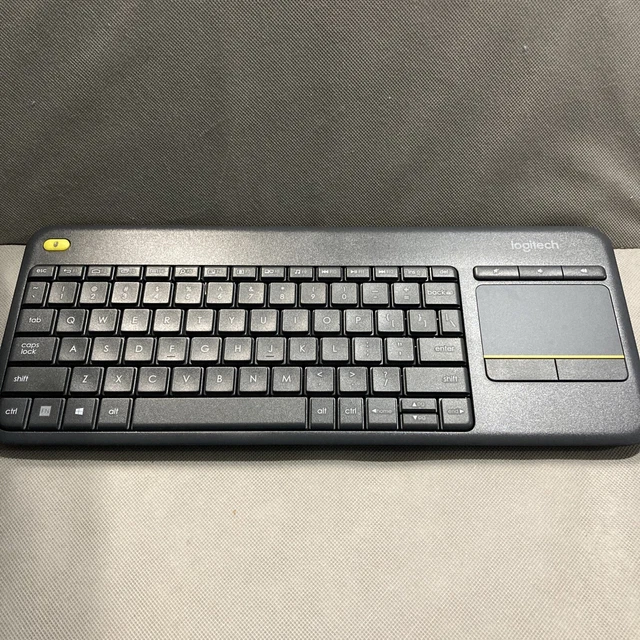 LOGITECH K400 PLUS Wireless Keyboard Touchpad PC Laptop Smart TV w/ USB ...