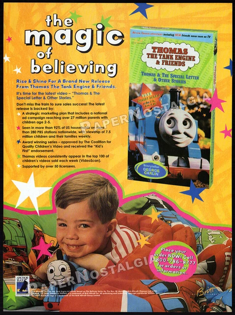 THOMAS THE TANK ENGINE__Orig. 1995 Trade print AD / ADVERT__The Special ...