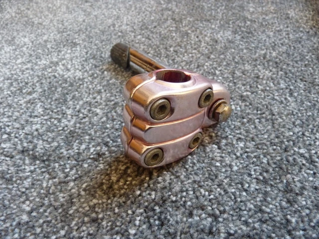 VINTAGE RETRO 1980'S OLD SCHOOL SUNTOUR BMX BIKE HEAD STEM / HEAD LOCK ...