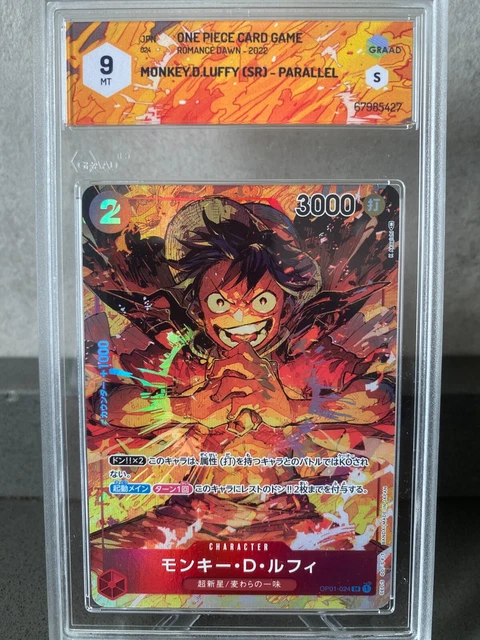 ONE PIECE CARD GAME Romance Dawn 2022 MONKEY D. LUFFY PARALLEL OP01-024 GRAAD 9 EUR 75,00 ...