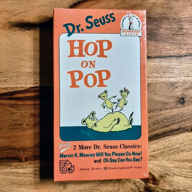 DR. SEUSS HOP On Pop Plus 2 More Dr Seuss Classics VHS 1989 Random ...
