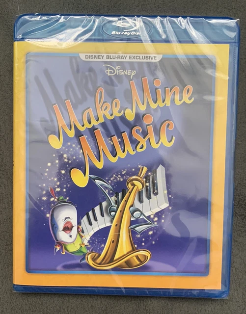 DISNEY'S MAKE MINE Music Blu ray Disney Movie Club Exclusive DMC BRNAD ...