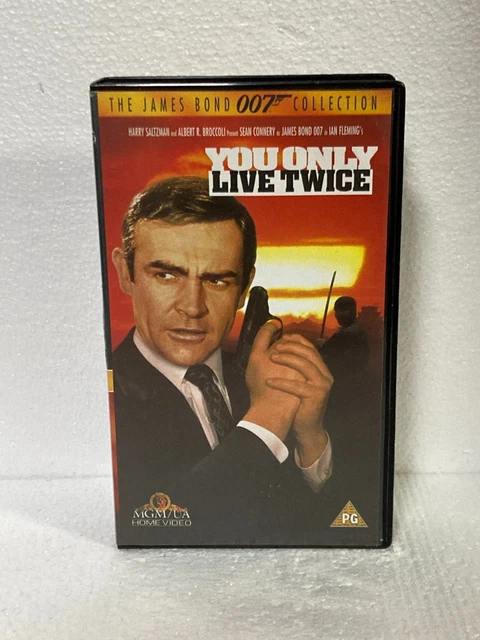 YOU ONLY LIVE Twice - James Bond - VHS Tape PAL - Next Work Day Post £2 ...