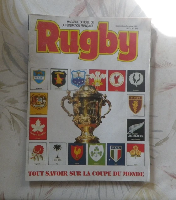 MAGAZINE OFFICIEL DE LA FEDERATION FRANCAISE RUGBY 1991 n°919 EUR 6,00 ... MAGAZINE OFFICIEL DE LA FEDERATION FRANCAISE RUGBY 1991 n°919 EUR 6,00 ...