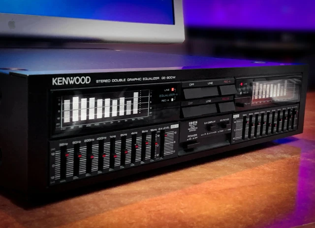 KENWOOD GE-900W 🌈RARE🌈 Vintage Stereo Graphic Equalizer $2,313.88 ...