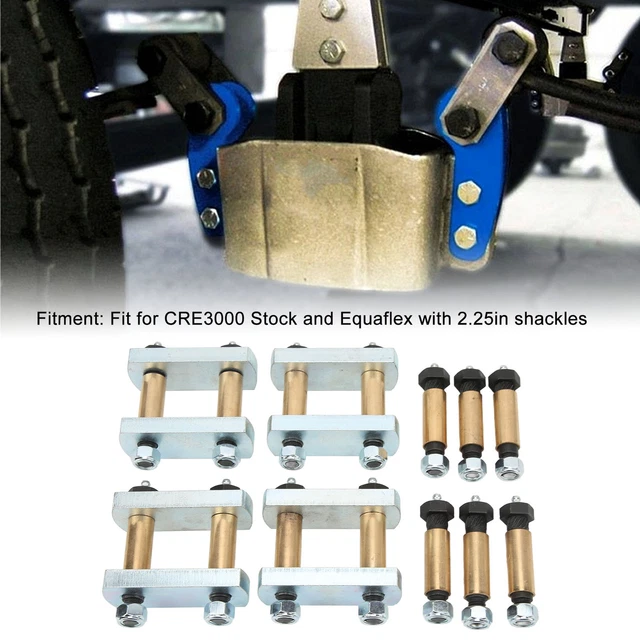 HEAVY DUTY SHACKLE Upgrade Kit Tandem Axle Steel For CRE3000 Stock ...