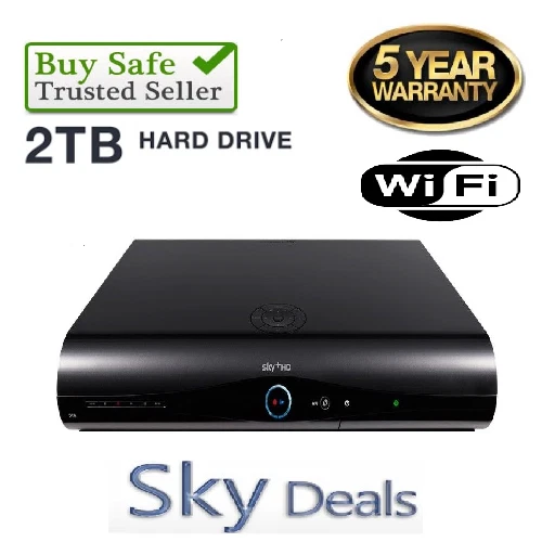 SKY+ HD BOX Amstrad WIFI DRX895W 2TB PVR6 - LATEST VERSION 3D READY ...