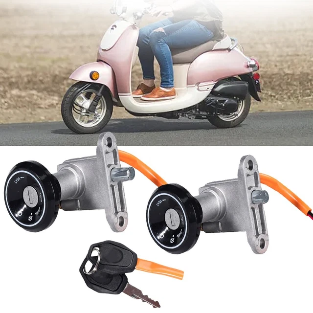 EASY TO USE Electric Bike Battery Lock with Two Keys and Sturdy Design ...