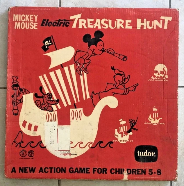VINTAGE TUDOR MICKEY Mouse Electric Treasure Hunt Game £86.62 - PicClick UK