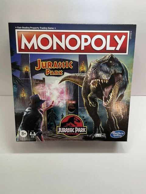 HASBRO GAMING MONOPOLY: Jurassic Park Edition Board Game SHIPS FAST EUR ...