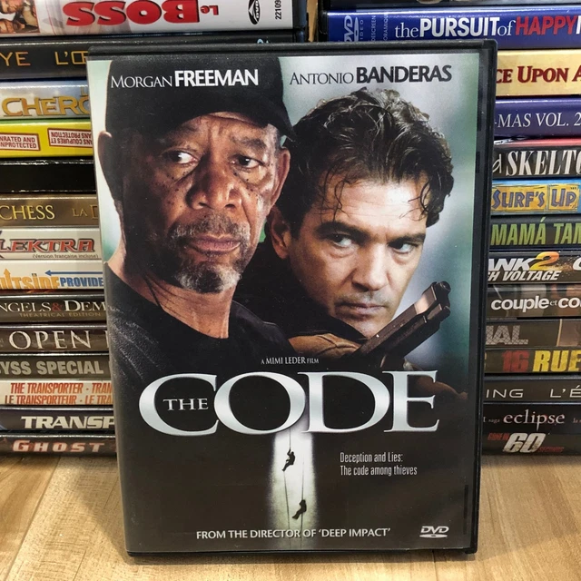 THE CODE DVD Morgan Freeman Antonio Banderas Heist Thriller 2001 Movie ...
