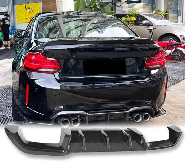 CARBON FIBER M-PERFORMANCE Style Rear Bumper Diffuser for 2016-2020 BMW ...