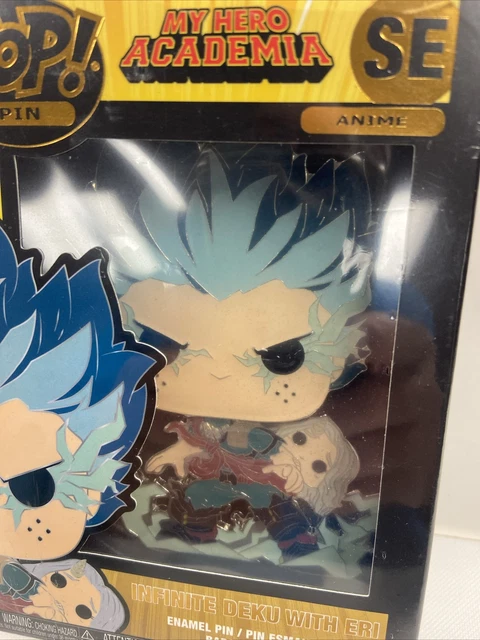 POP! 4.5& ENAMEL Pin Infinite Deku with Eri My Hero Academia Special Ed ...