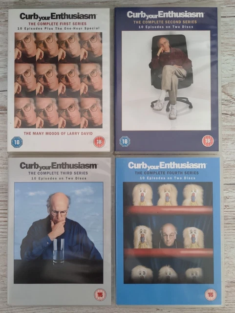 CURB YOUR ENTHUSIASM: Complete HBO Box Sets Season 1 - 4 [DVD] [2005 ...