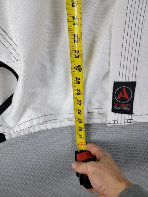 AFFINITY JIU JITSU karate suit gis gui judo student used size A-1 used ...