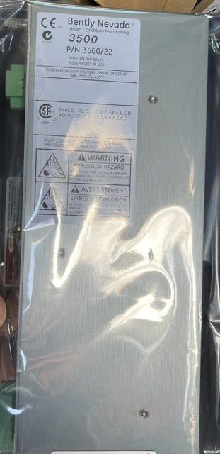 (NEW)BENTLY NEVADA TRANSIENT Data Interface I/O Module 3500/22 $1,200. ...