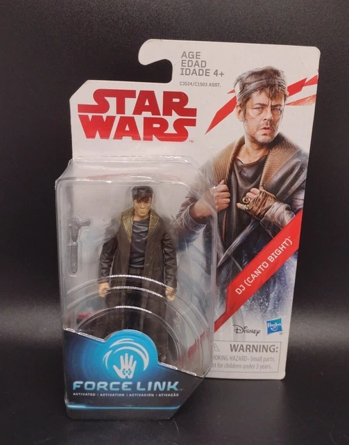 FIGURINE ARTICULÉE STAR Wars DJ Canto Bight The Last Jedi Force Link ...