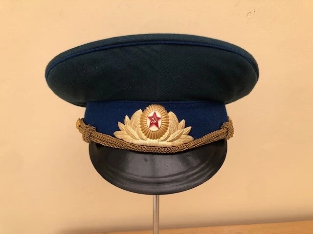 SOVIET UNION CCCP Russian KGB Officer Parade Uniform Visor Cap/Peaked ...