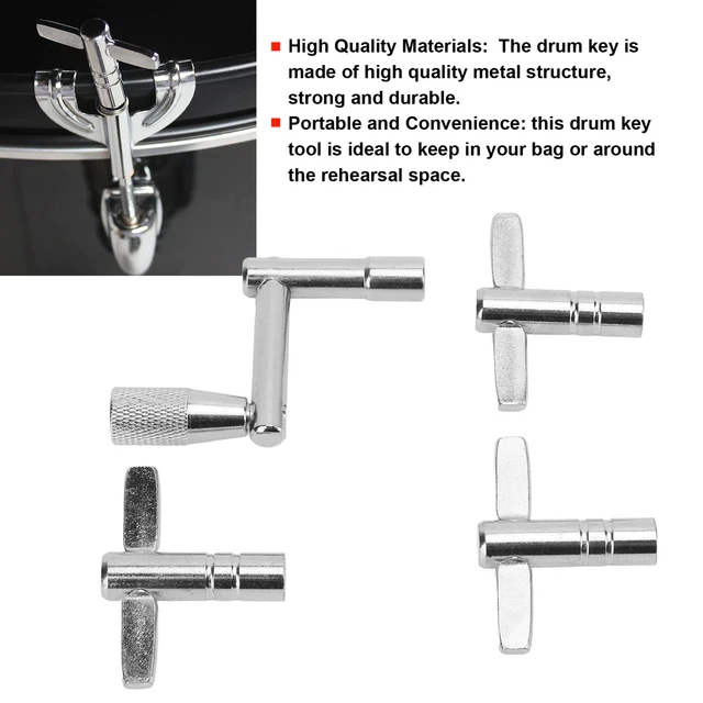 DRUM TUNING KEY Kit 1pcs Z Type 3pcs T Type Standard Universal Drum Key ...