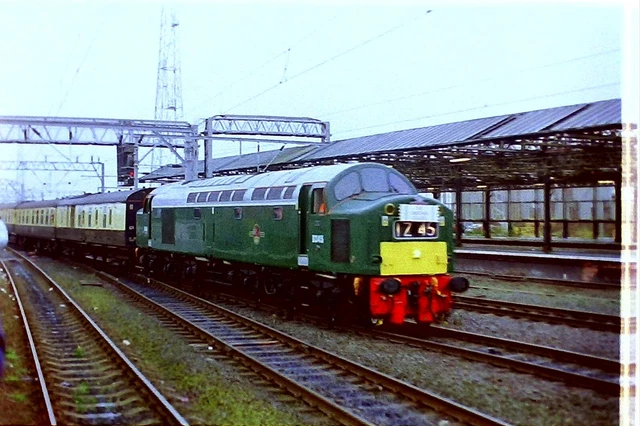 35MM RAILWAY COLOUR Negative Class 40 145 at Crewe £1.75 - PicClick UK