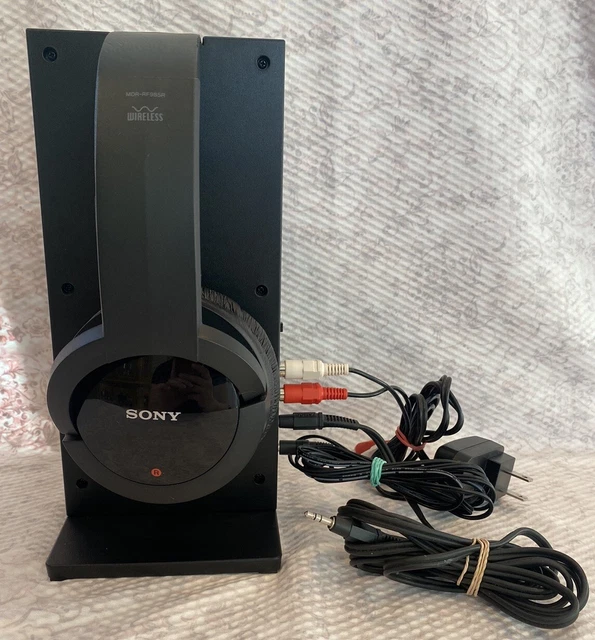 AURICULARES Y BASE transmisora inalámbricos Sony MDR-RF985R TMR-RF985R ...
