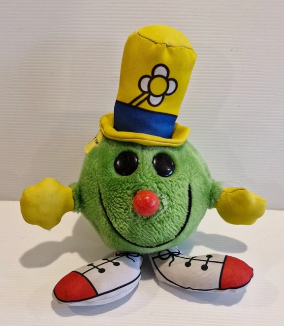 VINTAGE ROGER HARGREAVES 1980 MR. MEN Mr Funny Plush Soft Toy Tracked ...