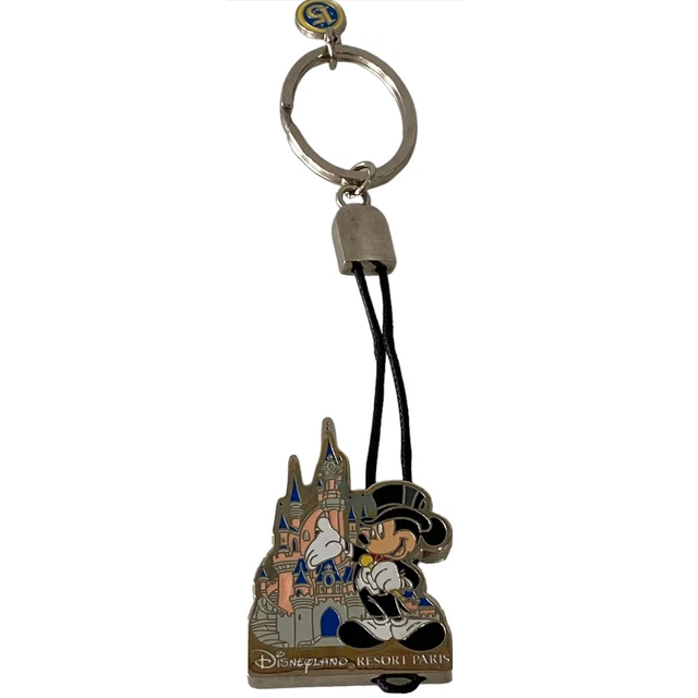 DISNEY DISNEYLAND RESORT Paris Metal Keyring 15th Anniversary 2007 ...