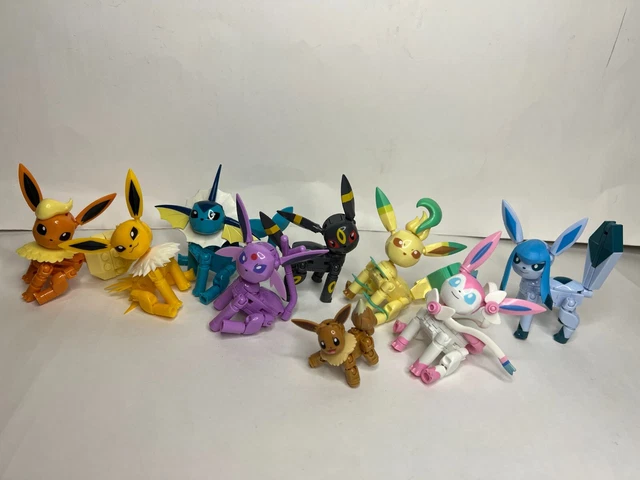MEGA CONSTRUX POKEMON Eevee Evolutions Eeveelution Set Building Blocks ...