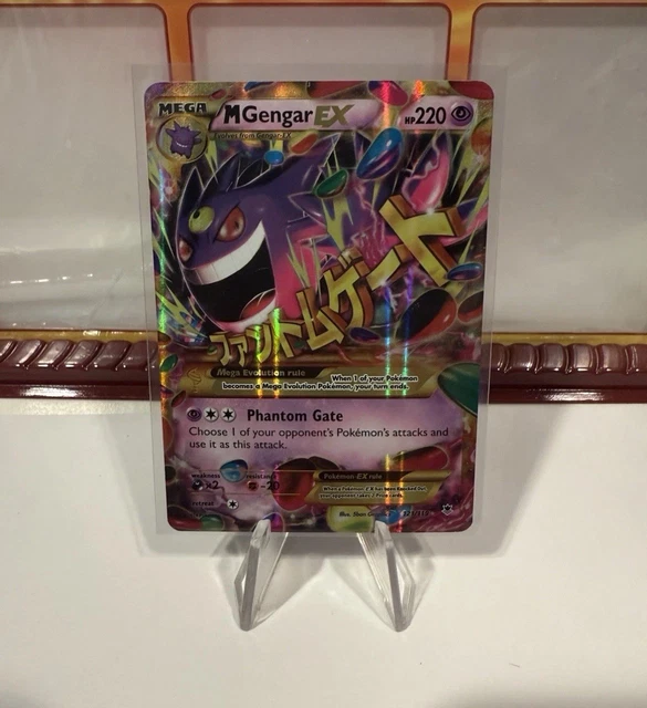 POKÉMON TCG - M Gengar EX - 121/119 - Secret Ultra Rare - XY Phantom ...