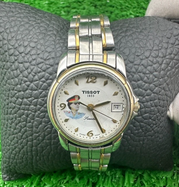 MEMORIAL TISSOT WATCH Muammar Al-Gaddafi Issued To Military Officials ...
