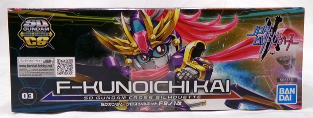 BANDAI GUNDAM SD Croix Silohouette F-Kunoichi Kai Modèle Kit Neuf ...