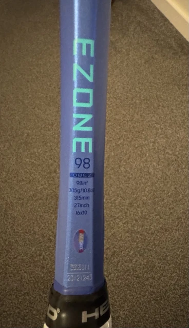 YONEX EZONE 98 2025 Blast Blue Tennis Racket - Grip 2 £156.70 - PicClick UK