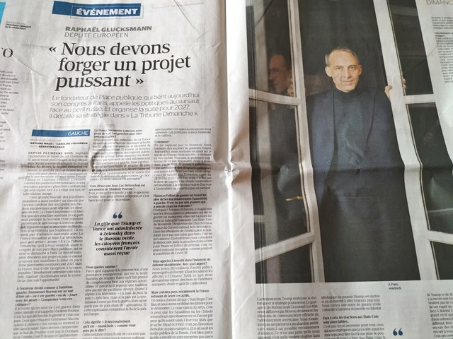 LA TRIBUNE DIMANCHE 16 mars 2025 # Raphaël GLUCKSMANN & 2027 $30.56 ...
