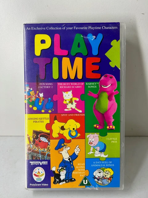 PLAY TIME - Spot and Friends, Postman Pat Etc. On VHS Video Cassette ...